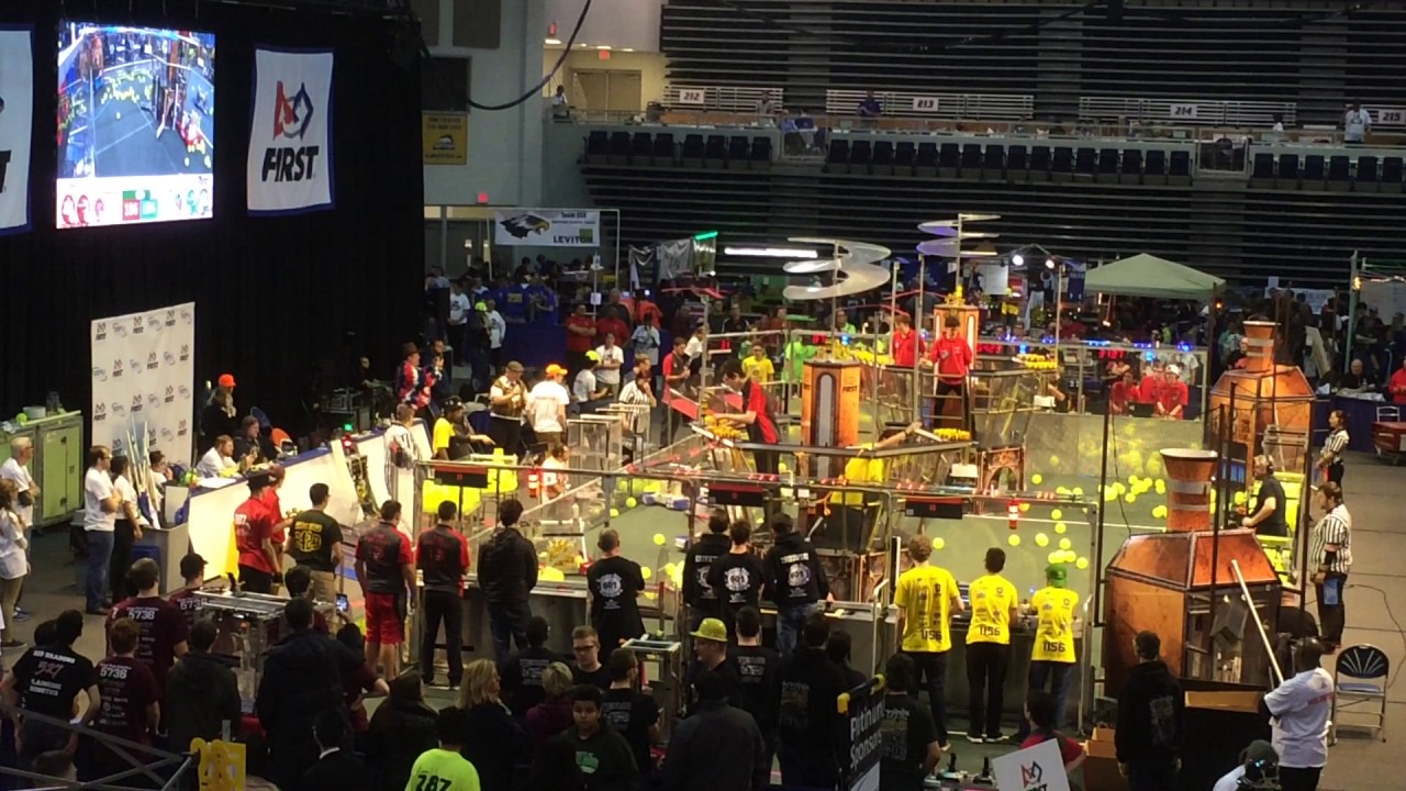 Baybots at 2017 SBPLI First Robotics at Hofstra02 - YouTube