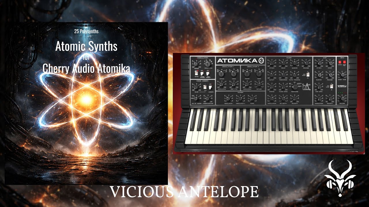 Cherry Audio Atomika Presets | Atomic Synths by Vicious Antelope Analog ...