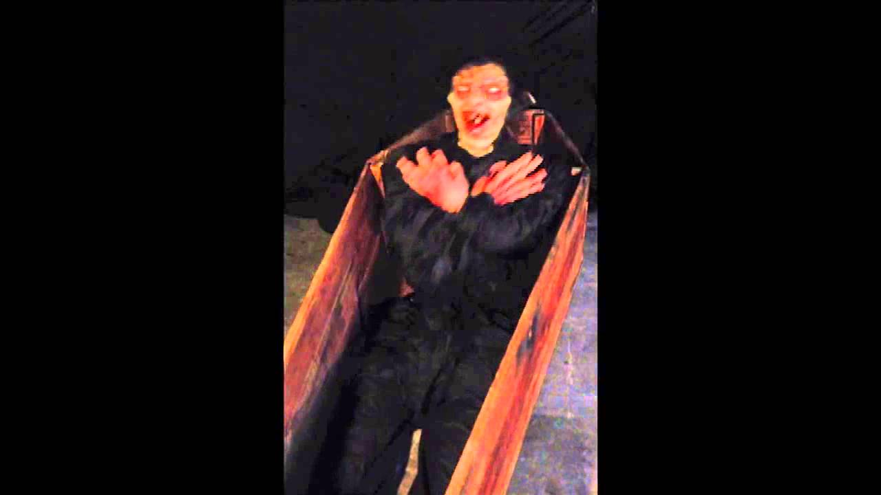 VAMPIRE COFFIN Halloween Animatronic - YouTube