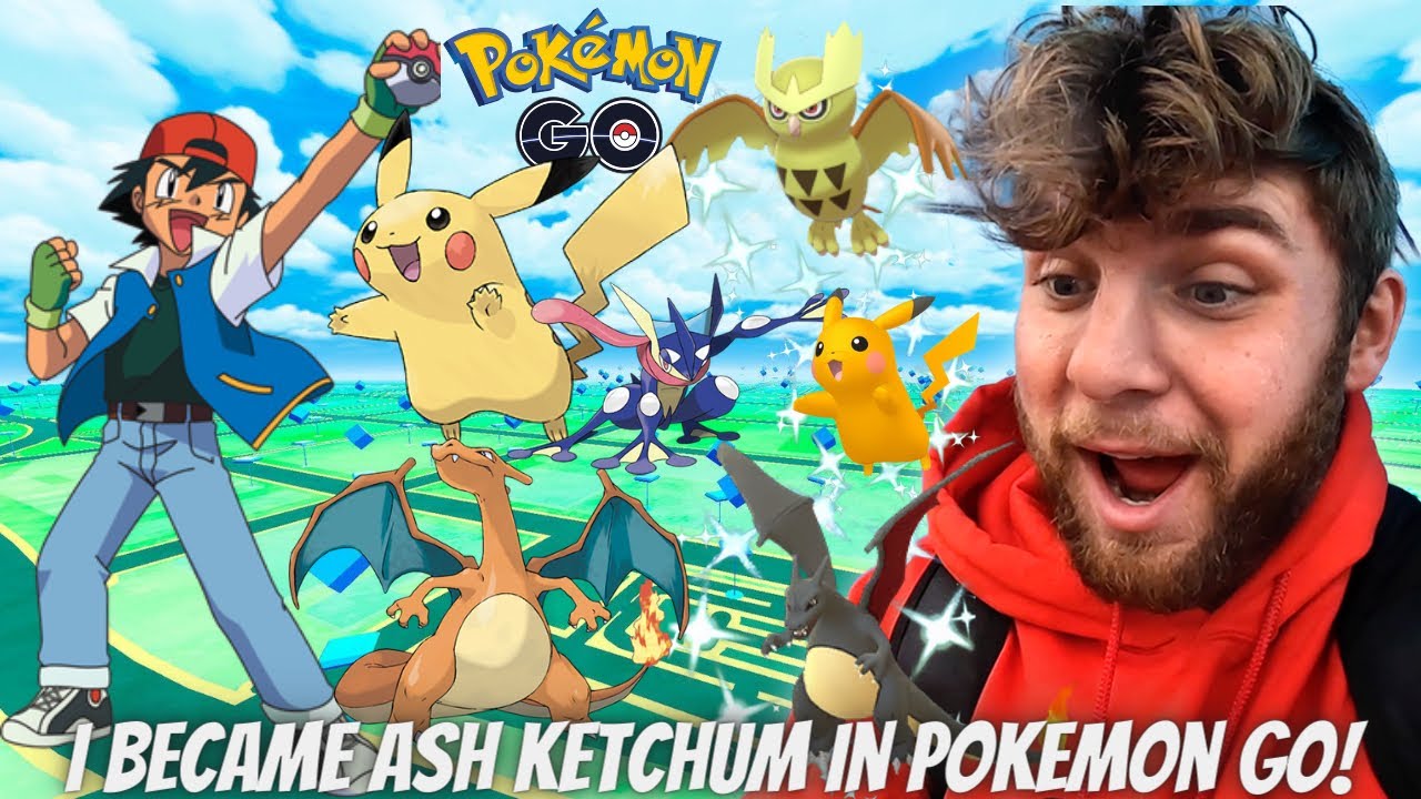 I Became ASH KETCHUM For A Day In Pokemon Go! - YouTube