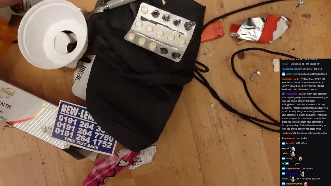 MethodJosh cleans his apartment (WARNING: IRL Underrot) - YouTube