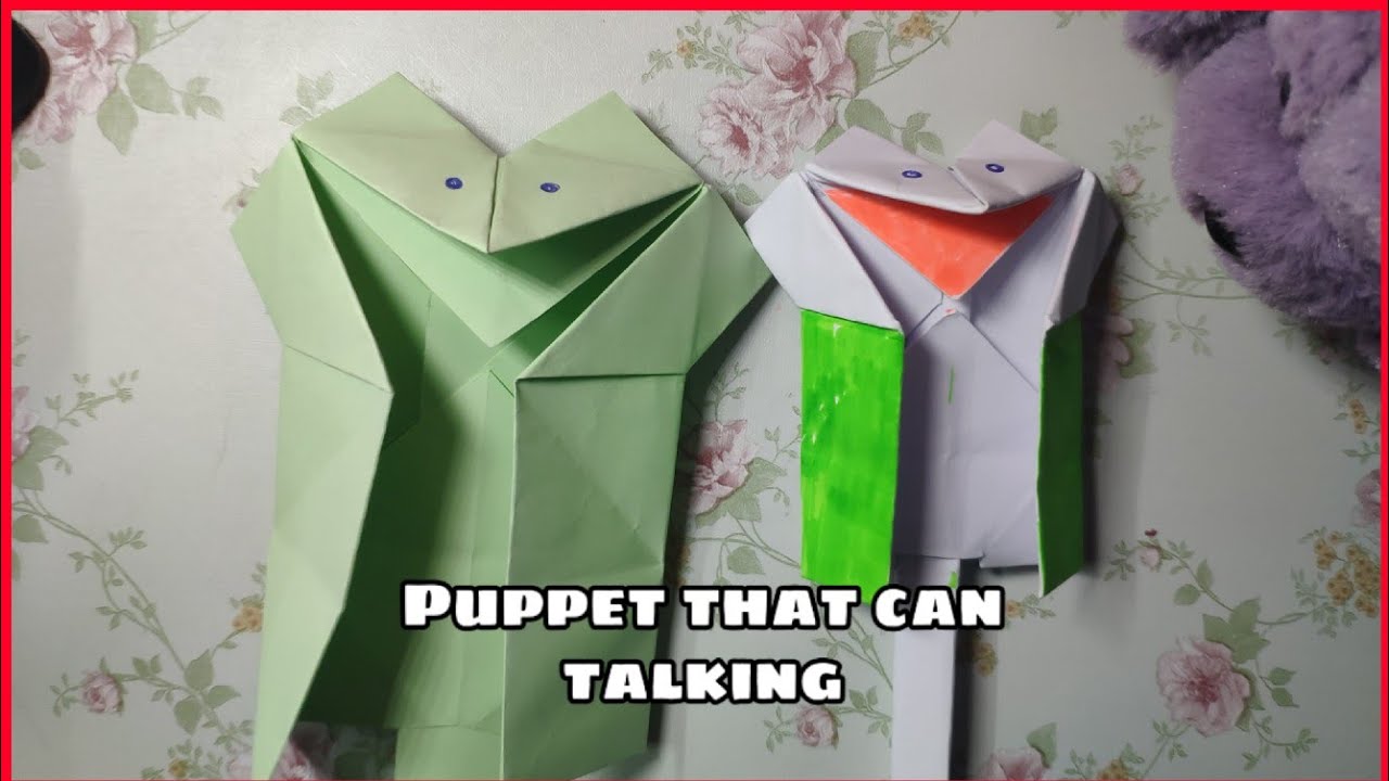 How to Make Puppet from Paper (2020) | Simple and Cute | No Glue - YouTube