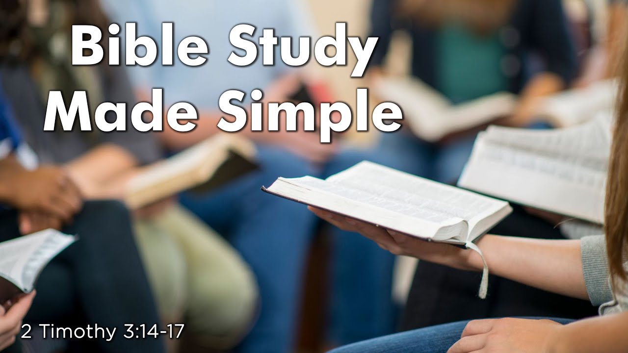Bible Study Made Simple - YouTube