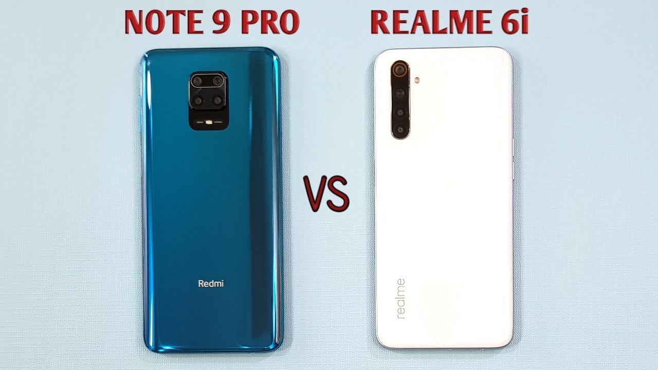 Realme 6i vs Redmi Note 9 Pro Speed Test & Camera Comparison - YouTube