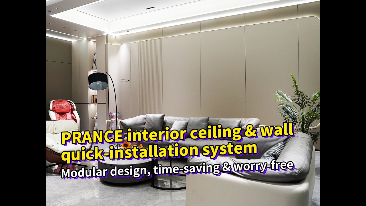 PRANCE Interior Ceiling & Wall: Quick Installation System - YouTube