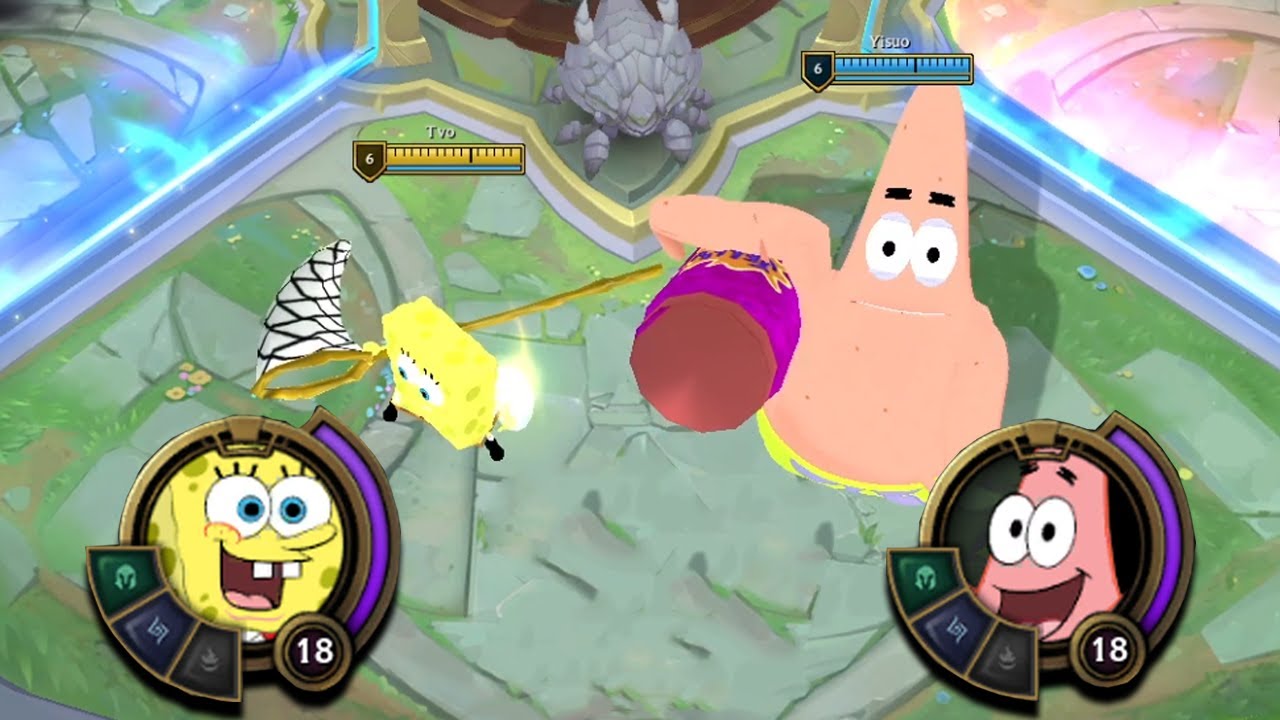 SpongeBob and Patrick plays Arena - YouTube