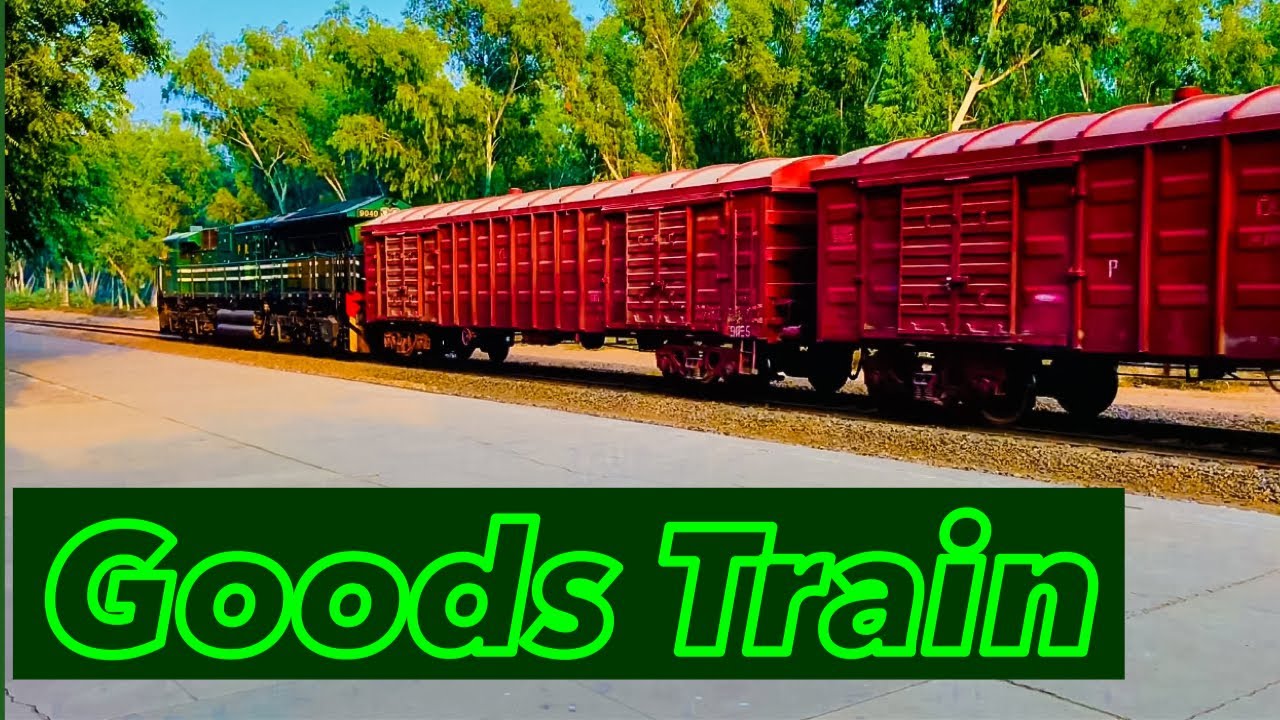 Speed Of Goods Train With Full Of Load. - YouTube