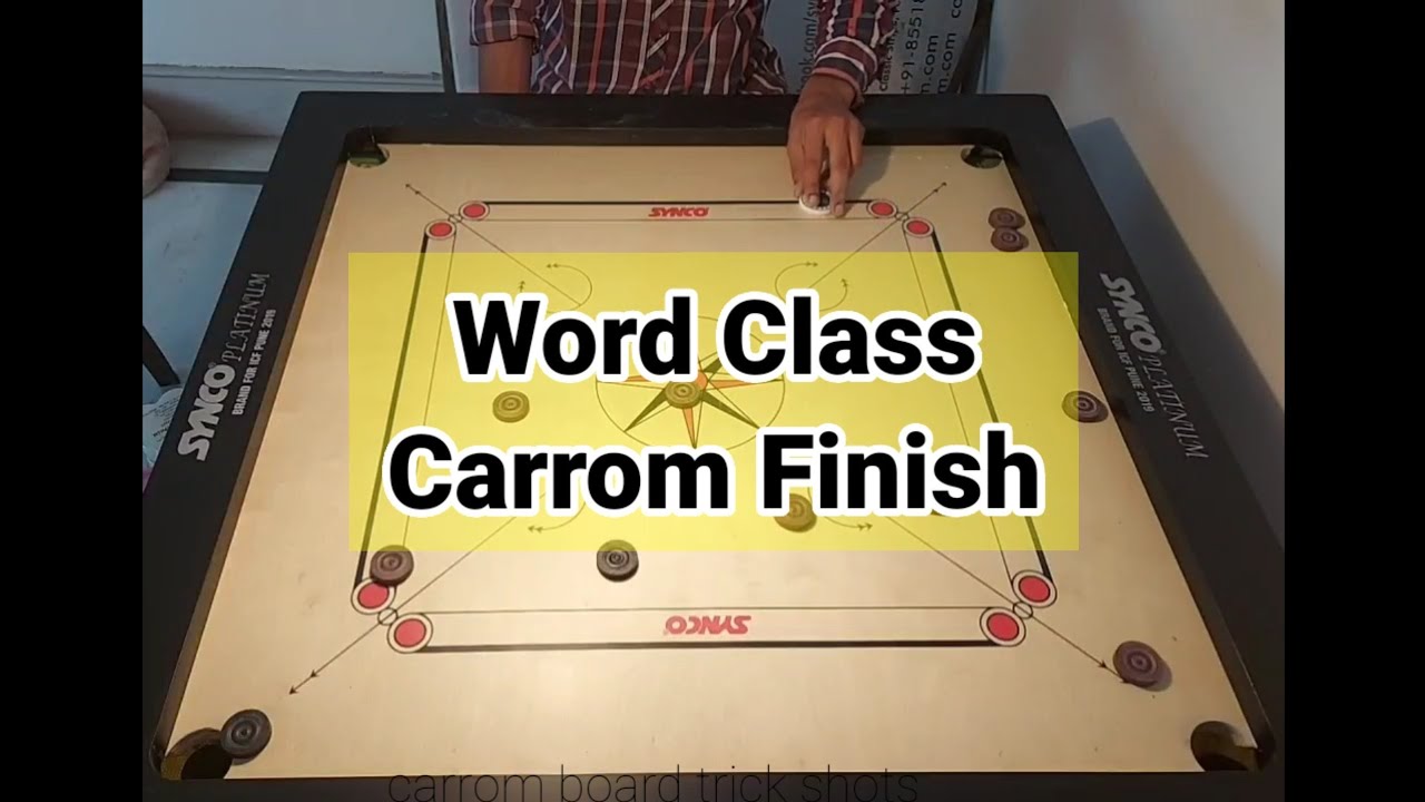world Class Carrom Finish | Carrom Board Trick Shots - YouTube