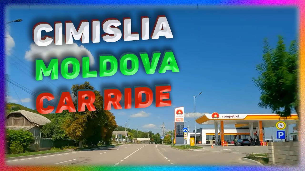 The City Of Cimislia, Republica Moldova. Car Ride. - YouTube