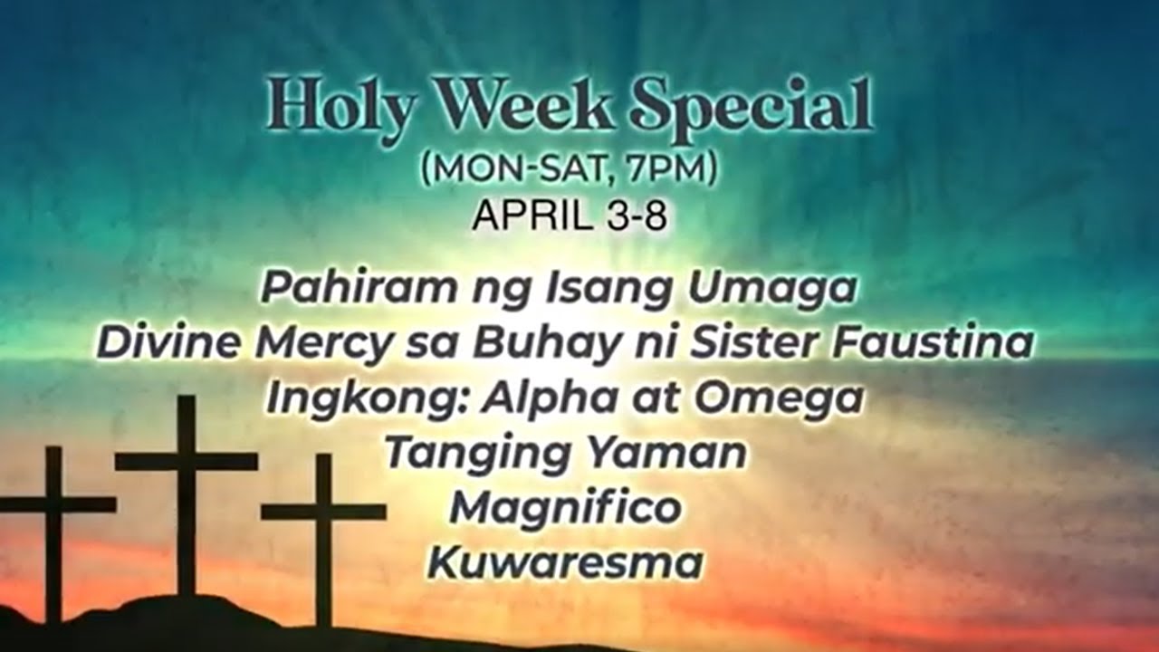 Reflect, repent, renew this holy week with #Cinemaone - YouTube