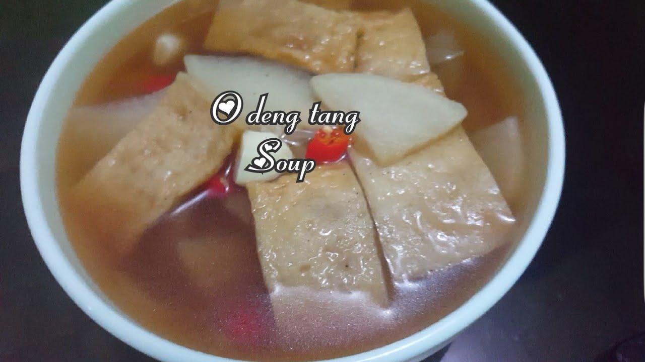 How to cook Odeng tang soup - YouTube