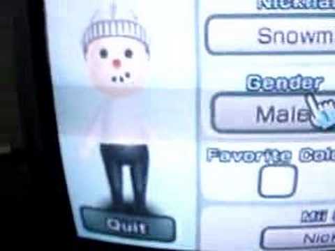 How to make a: Snowman Mii! - YouTube