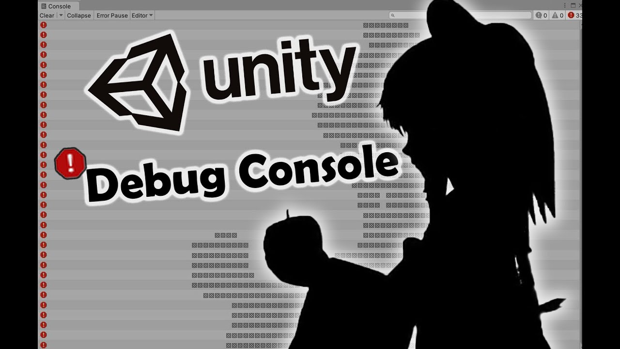 【Touhou】Bad Apple!! Play in Unity3D Debug Console ! - YouTube