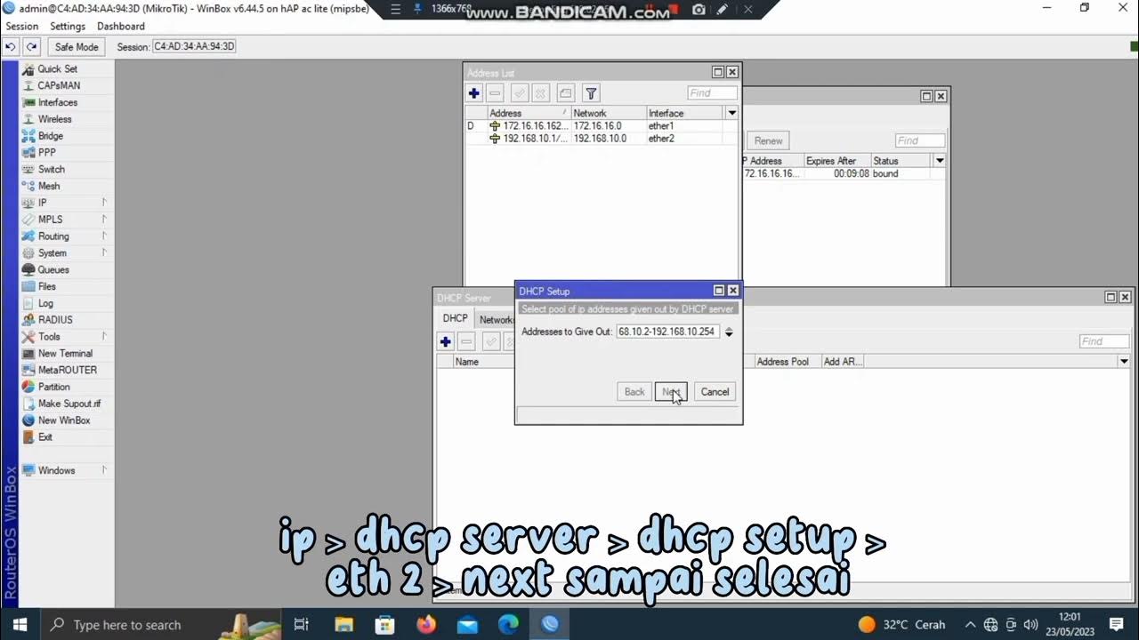 konfigurasi NAT mikrotik dynamic - YouTube