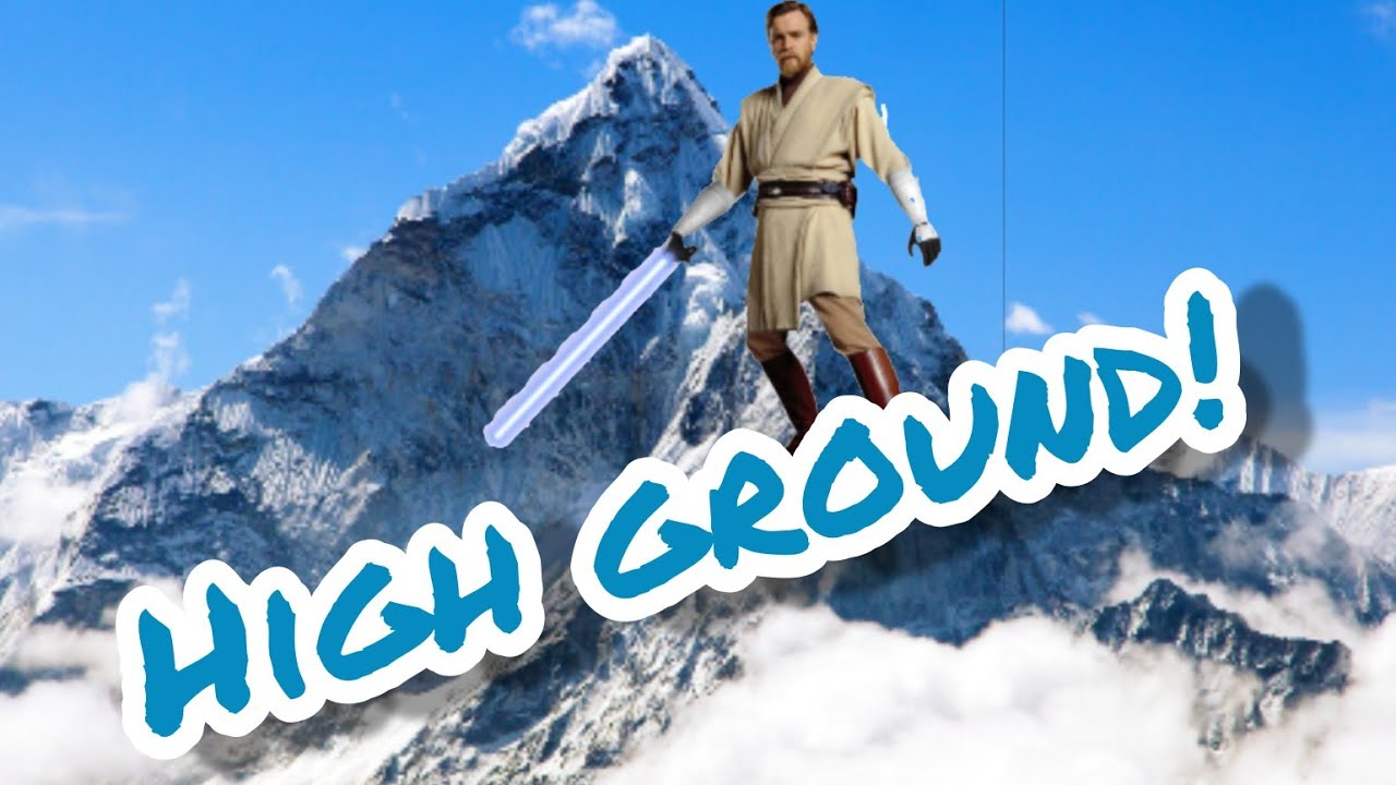 Kenobi has the high ground - YouTube