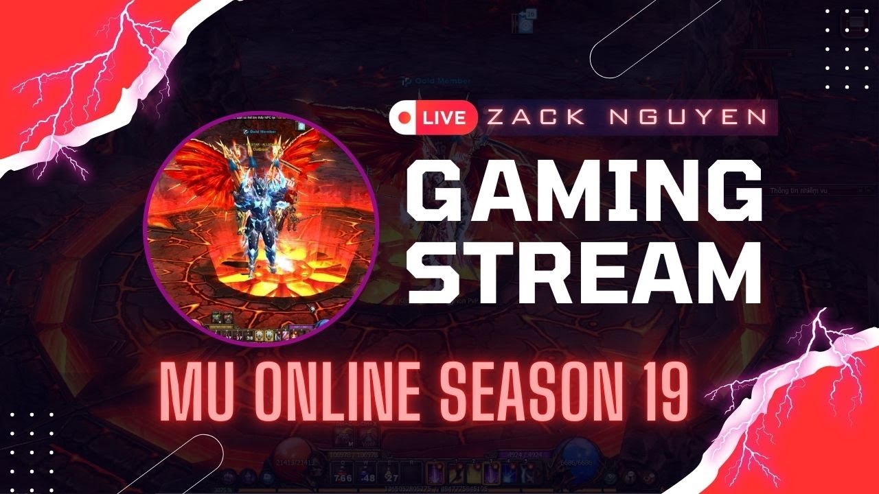 LIVE | MU ONLINE | Ngủ hơi sâu nên dậy muộn...giờ mới onl ae ơi! | 10 ...