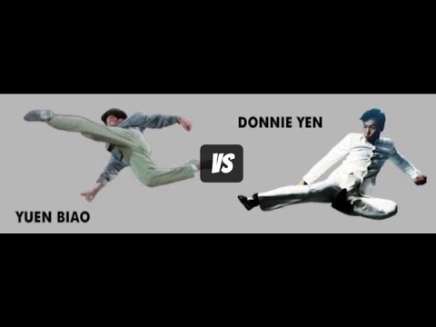 Yuen Biao vs Donnie Yen Fight Scene
