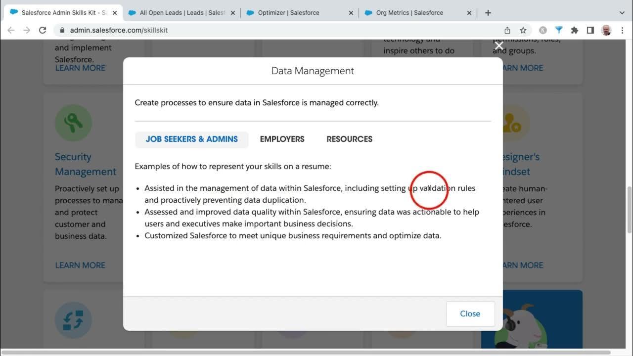 Skill #9 Data Management - Salesforce Admin Skills Kit - YouTube