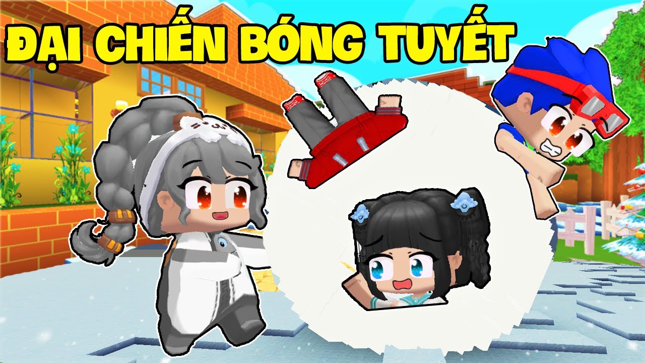 SAMMY CÙNG PHONG CẬN THỬ THÁCH 24H CHƠI NÉM BÓNG TUYẾT TRONG LÀNG HERO ...