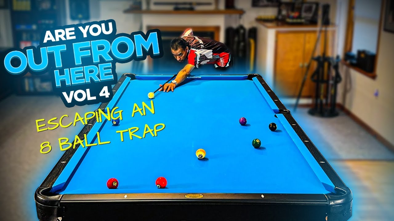 Escaping an 8-Ball Trap - Are You Out Vol. 4 - (Pool Lessons) - YouTube