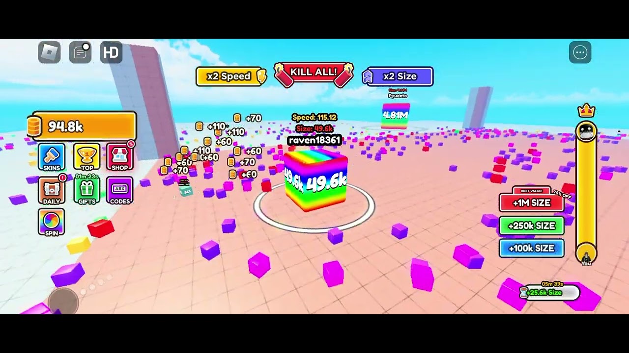 ROBLOX BLOCK EATING SIMULATOR😁😁 - YouTube