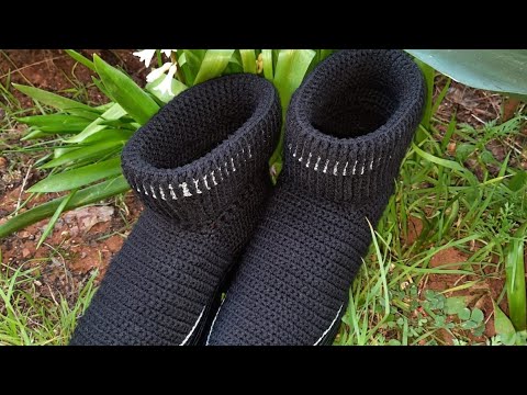 örgü bot yapımı☘️sade ve şık 🍃 özel tasarım🍃#nadideörgüler 🍃 knitting shoes🍃