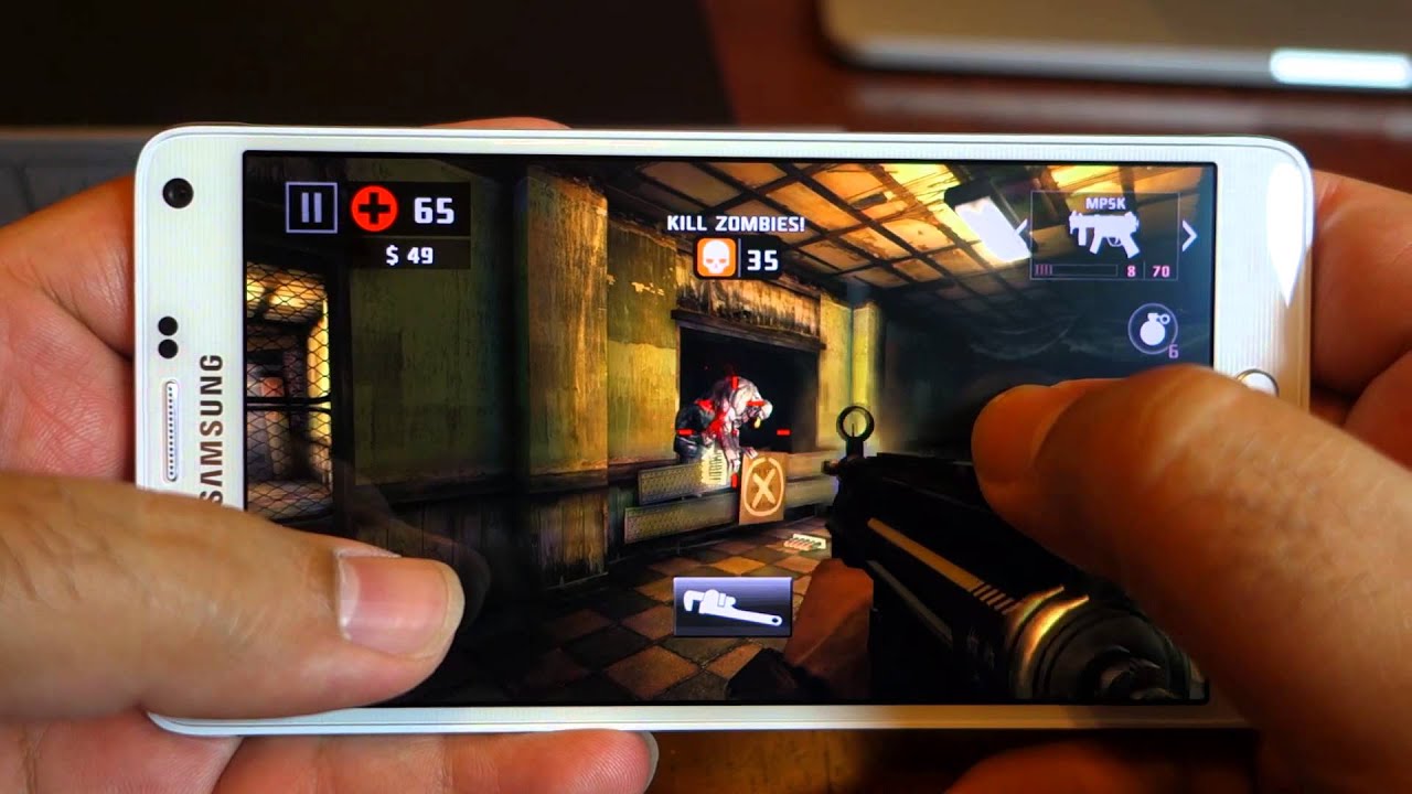 Samsung Galaxy Note 4 - Dead Trigger 2 (High Graphics) - YouTube