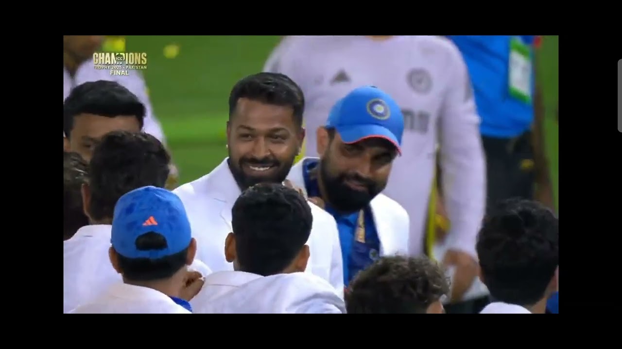 India wining moment champions trophy - YouTube