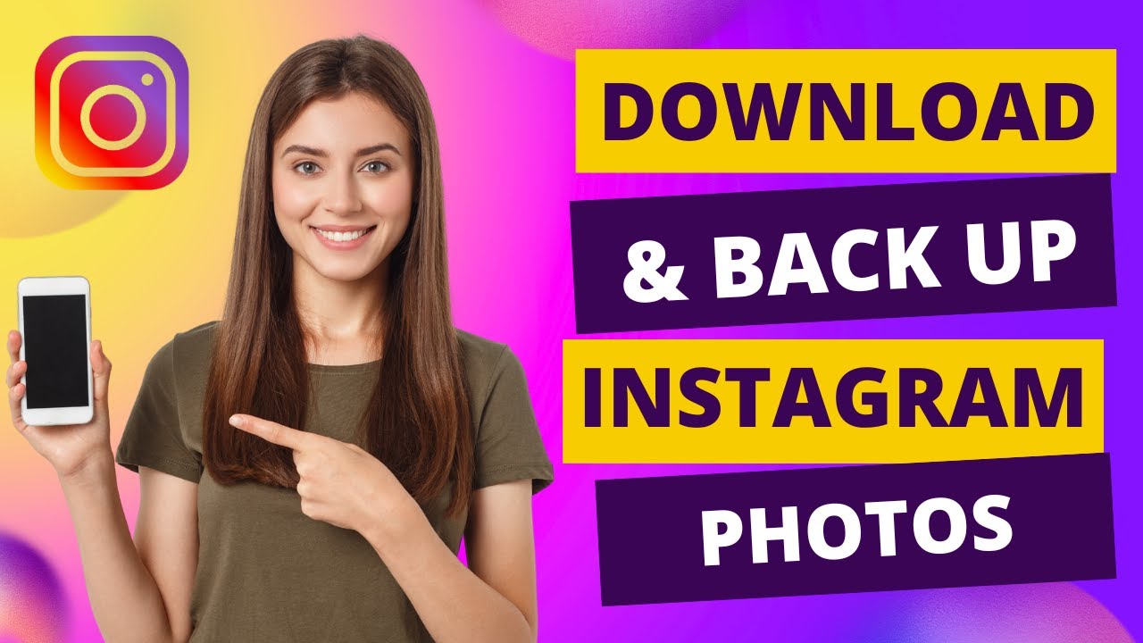 How To Download And Backup Instagram Photos (EASY STEP) - YouTube