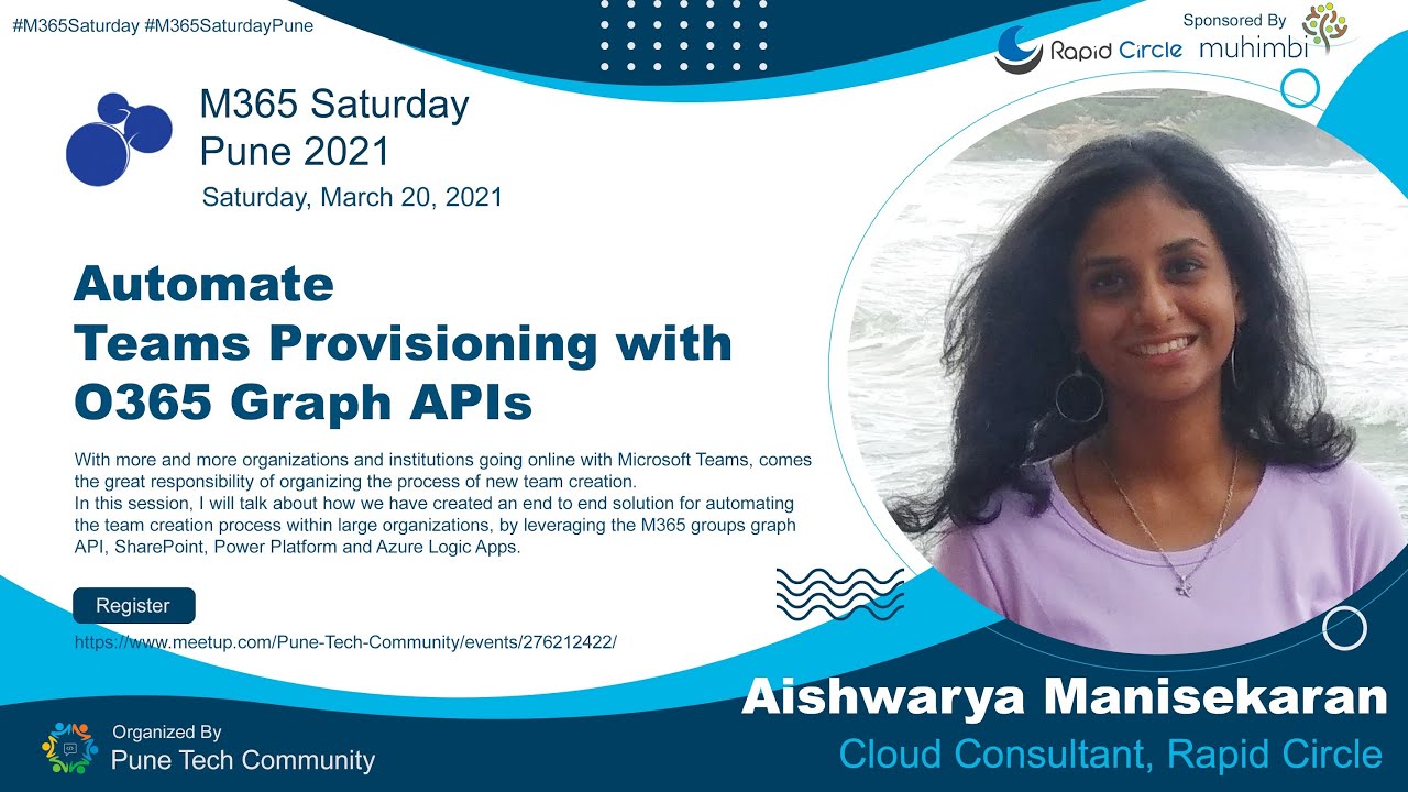 Automate Teams Provisioning with O365 Graph APIs by Aishwarya Manisekaran, Aditya Deshpande ...