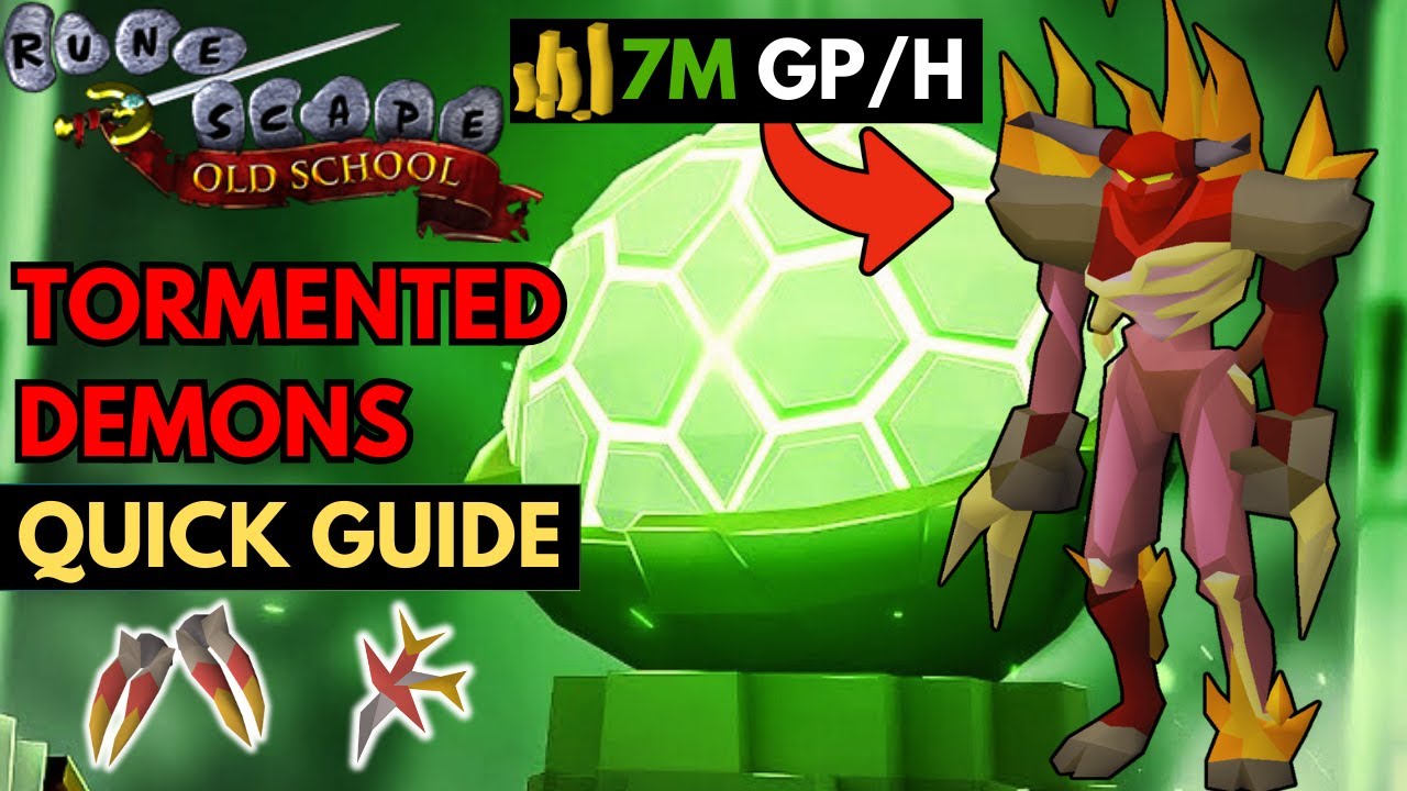 OSRS | Tormented Demons Quick Guide | Gear Setup - Location - Kill ...