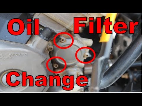 How to Remove/Install Oil Filter Can-Am Renegade or Outlander - YouTube