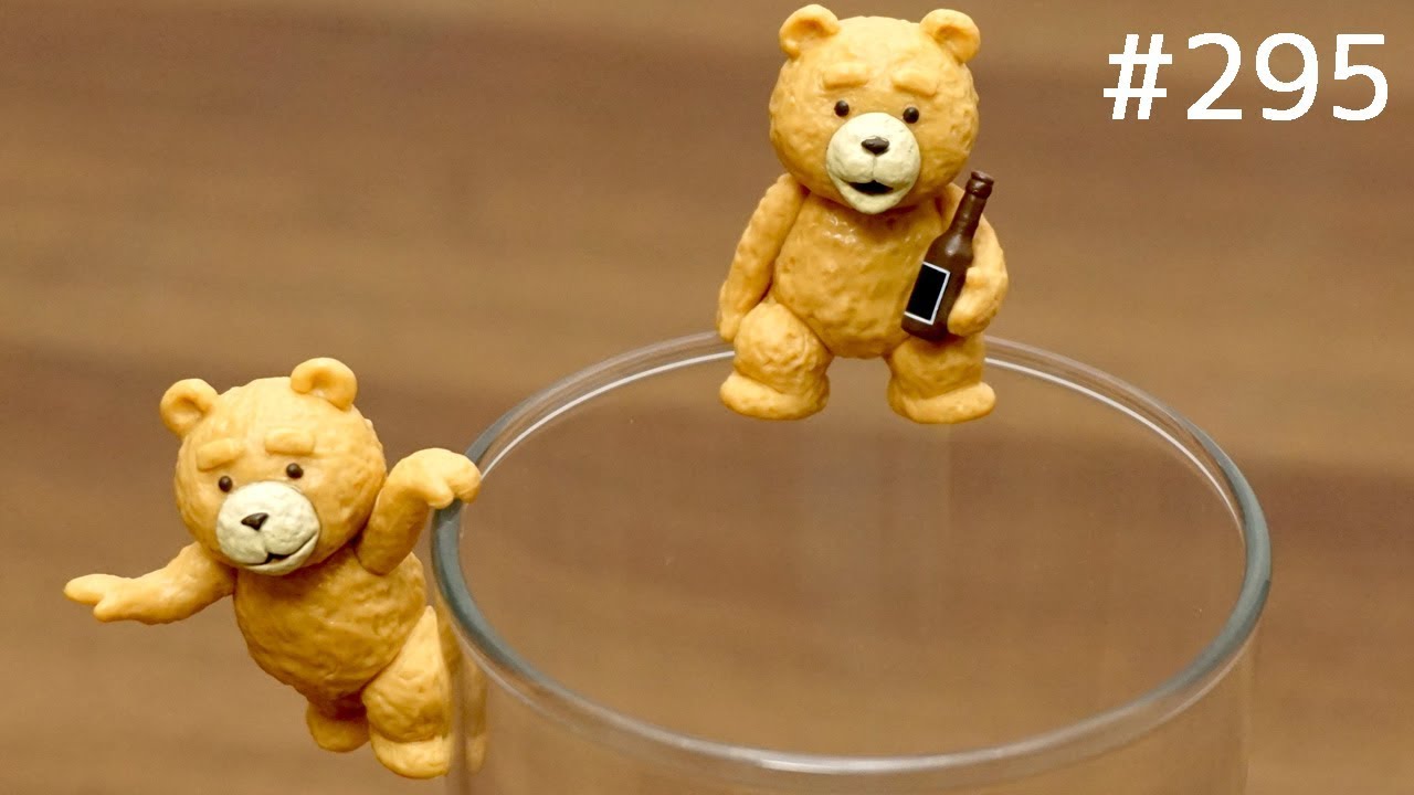 コップのフチのテッド。TED doll. Fuchico On The Cup - YouTube