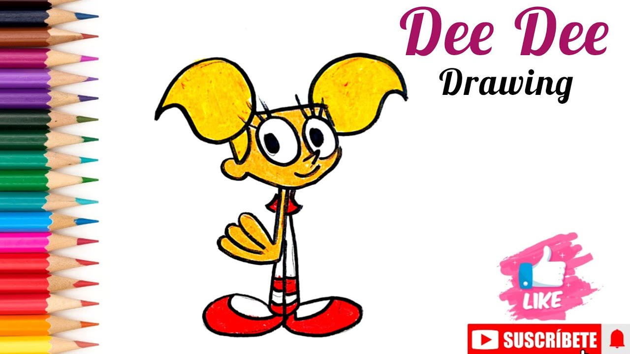 How to dra Dee Dee | Easy drawing for kids - YouTube