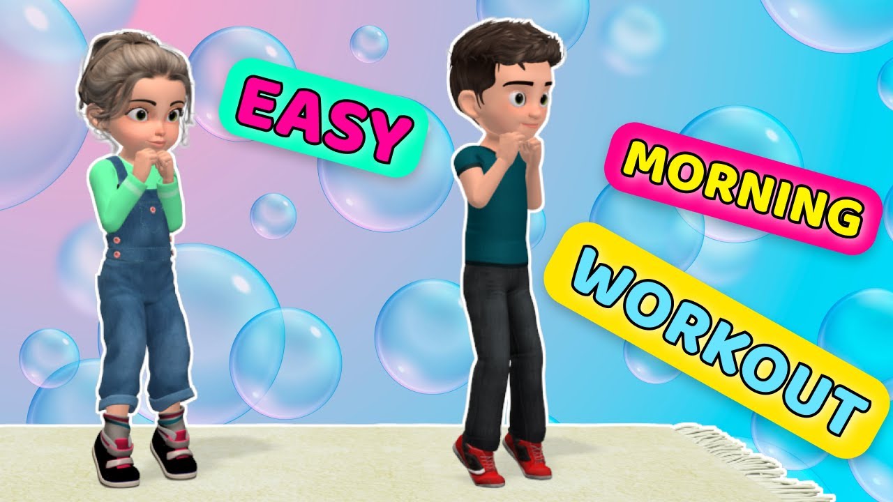 EASY MORNING WORKOUT FOR KIDS - YouTube