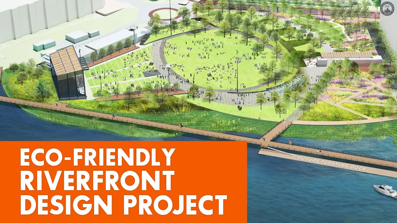 Eco-Friendly Civil Engineering Design | Riverfront Park Project - YouTube