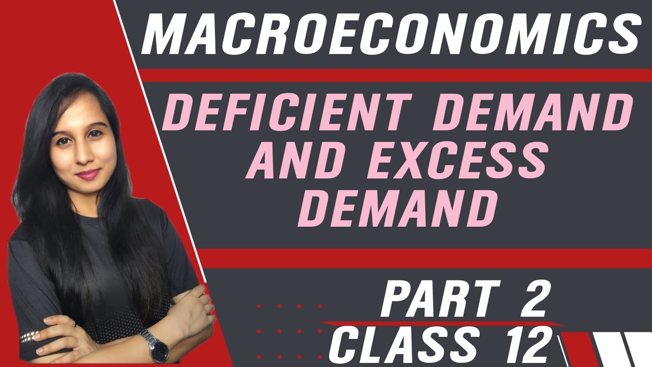 Deficient Demand and Excess Demand | Macroeconomics | Class 12 | Part 2 ...