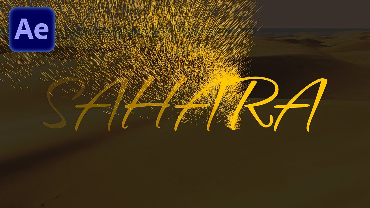 PARTICLE TEXT DISSOLVE Effekt in After Effects | After Effects Tutorial Deutsch - YouTube