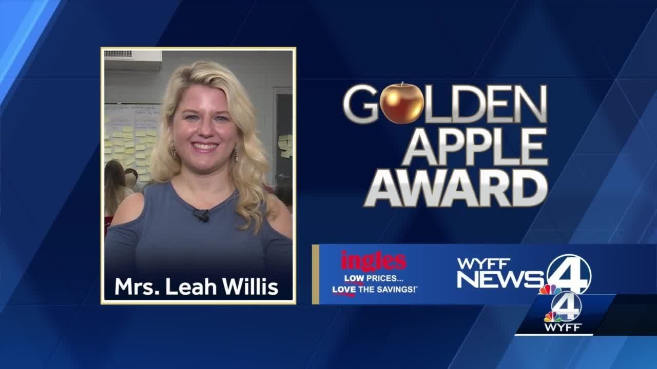 Golden Apple Award Winner: Mrs. Leah Willis - YouTube
