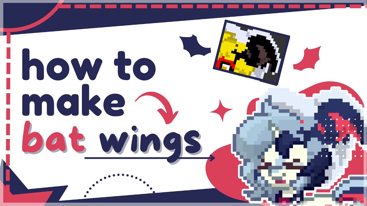how to make bat wings accessory + updated explanation - YouTube