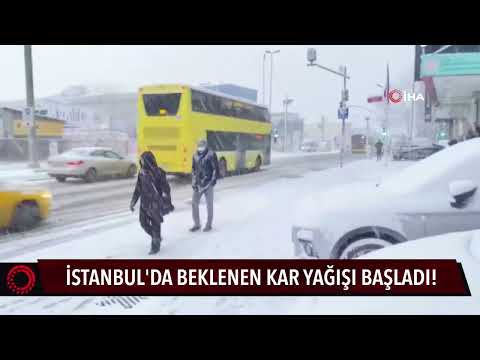 İstanbul'a Lapa Lapa Kar Yağıyor