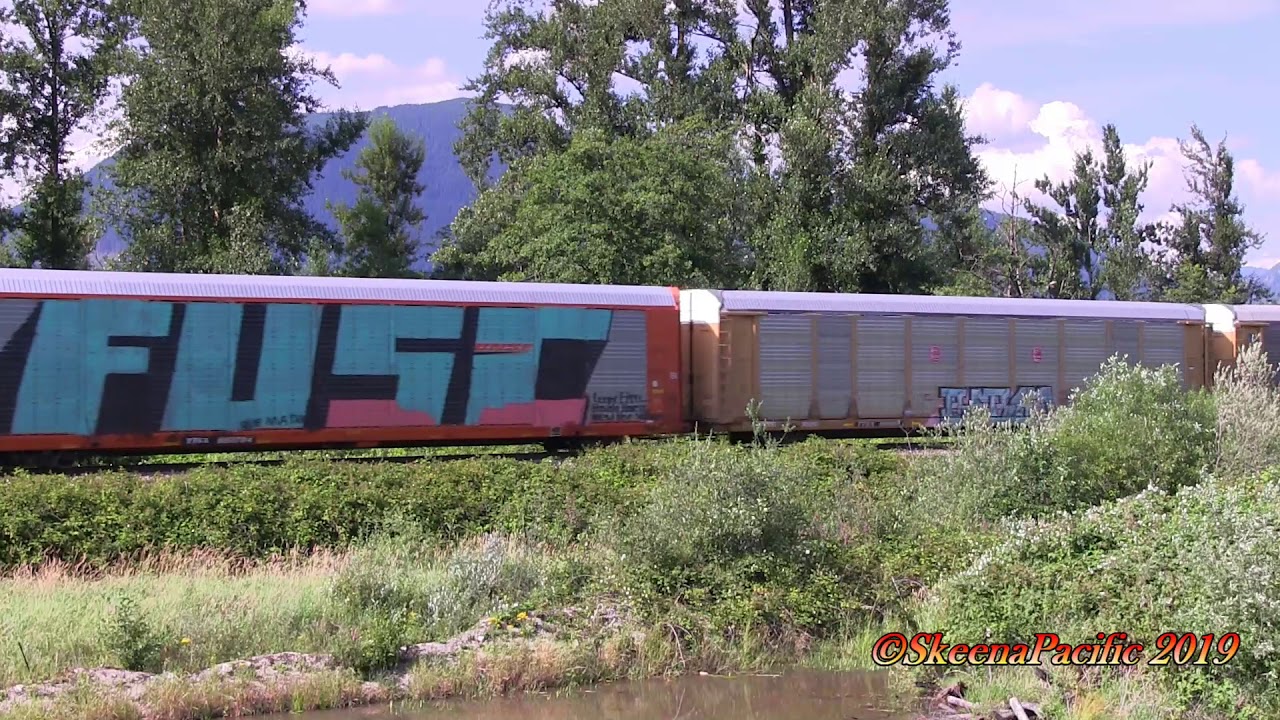 SP Trains #1234 84 9 Yale Sub CN Train 417 x2 2019-07-12 - YouTube