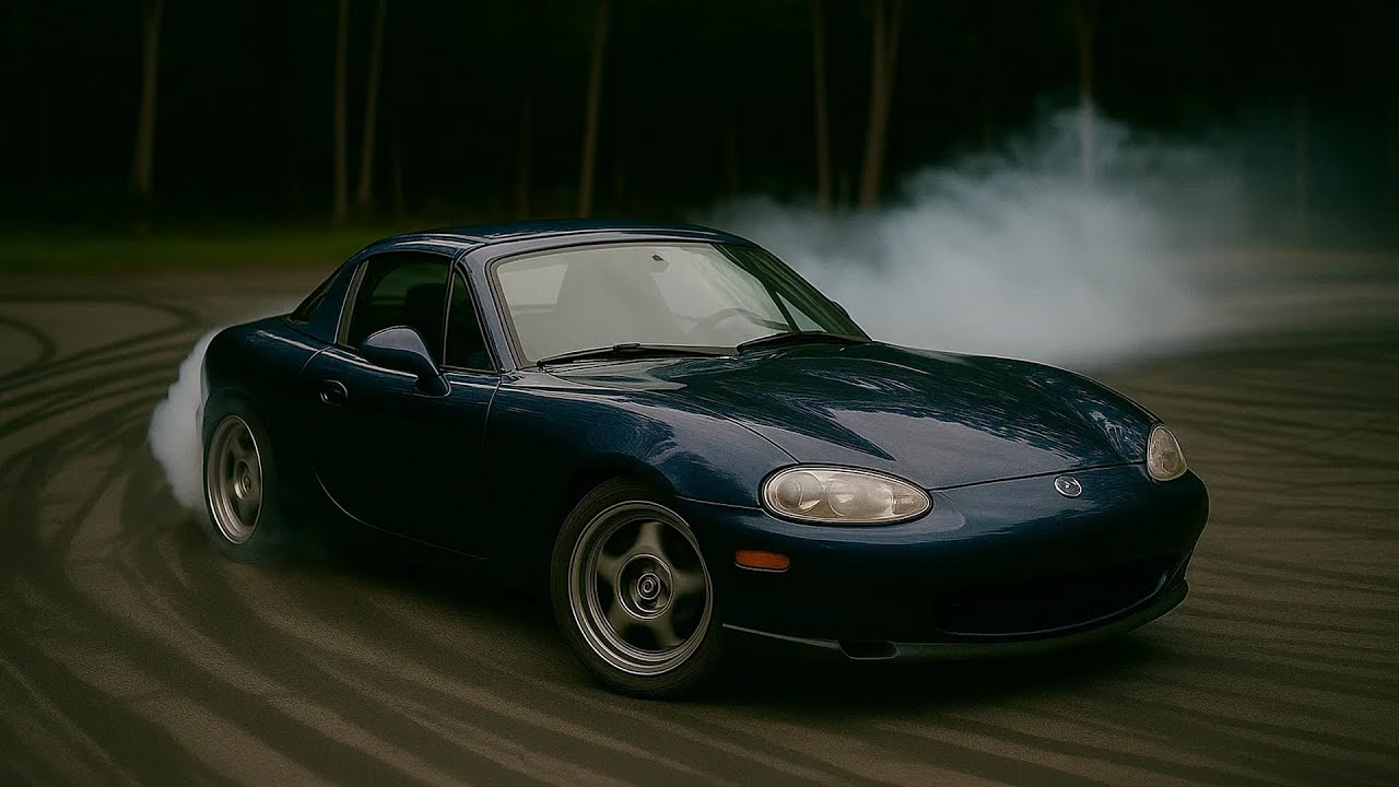 Mazda Mx-5 nb Drifting -- I didn't believe Miata can drift like that ...