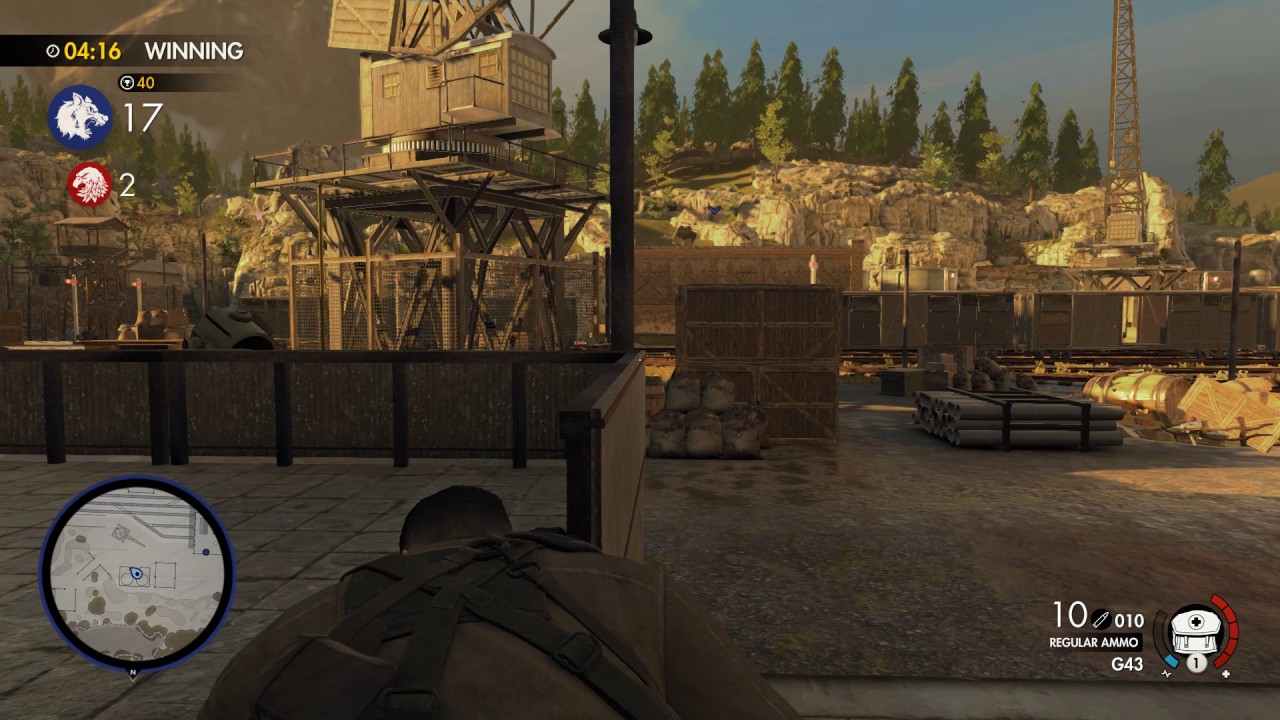 Sniper Elite 4 Multiplayer. Team Deathmatch #4 "Trains" - YouTube