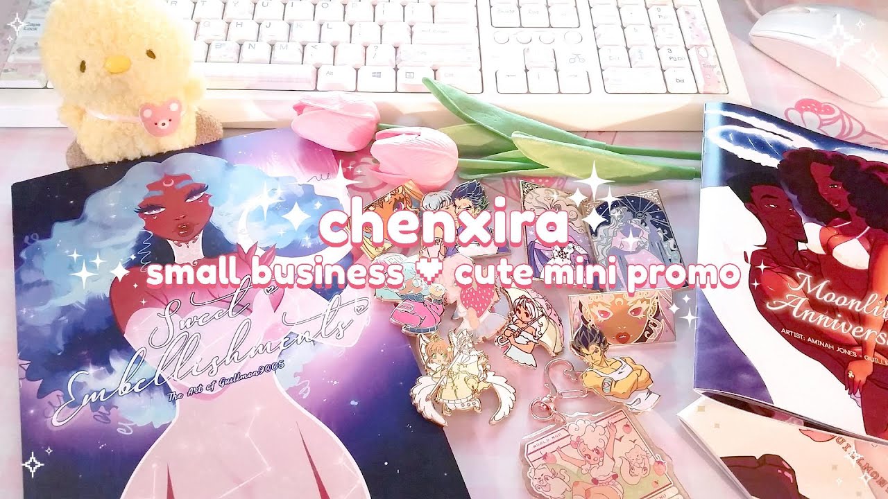 small business ♡ mini promo 🌷 cute pastel aesthetic ♡ reopening my shop ...