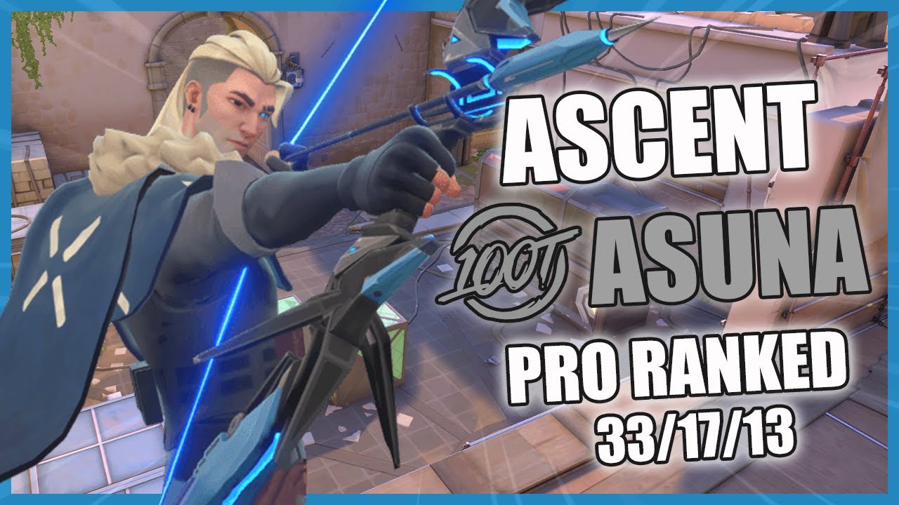 100T Asuna Sova Ascent | Valorant Pro Vod Ranked Gameplay - YouTube