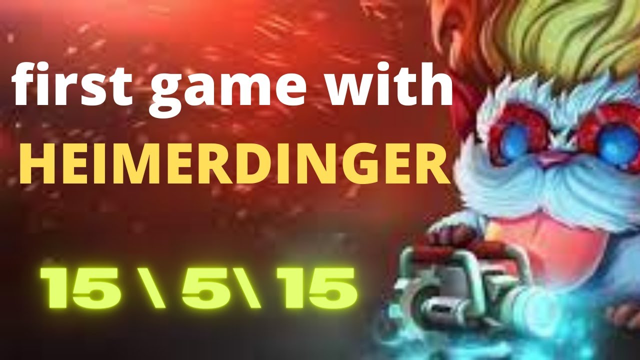 Heimerdinger Gameplay | Heimerdinger Montage | How To Play With ...