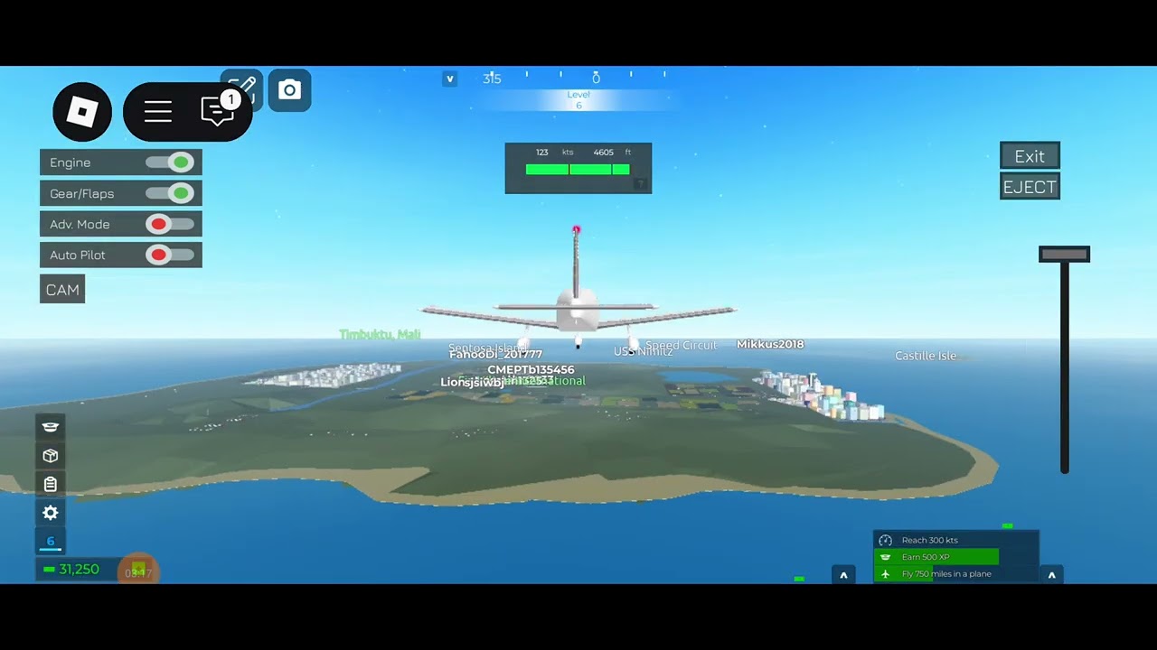 Airplane Simulator Roblox - YouTube