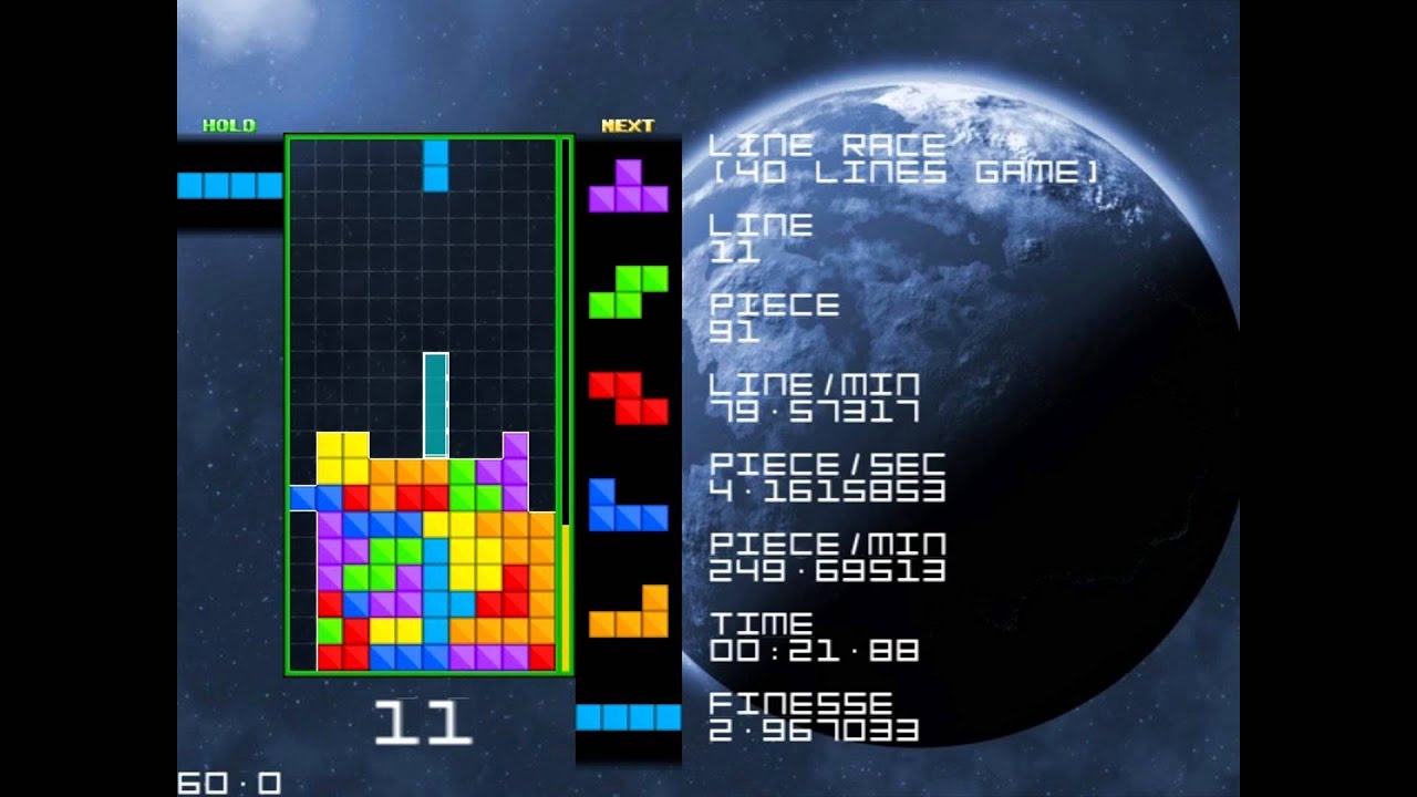 Tetris 40 Lines in 24.43s - YouTube