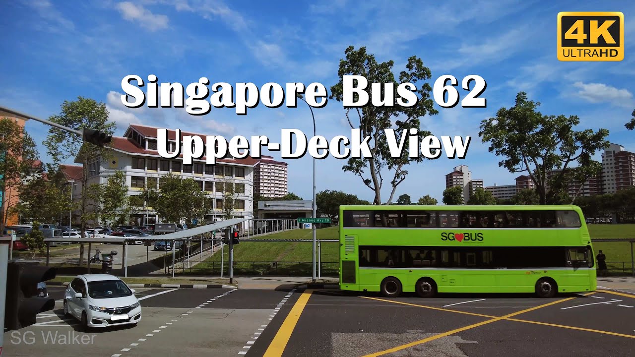Singapore Bus Upper-Deck View - Punggol - Hougang - MacPherson ...